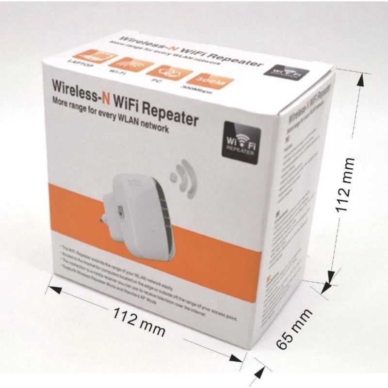 Jual wifi repeater 300Mbs Access Point Wifi Alat wireless penguat ...