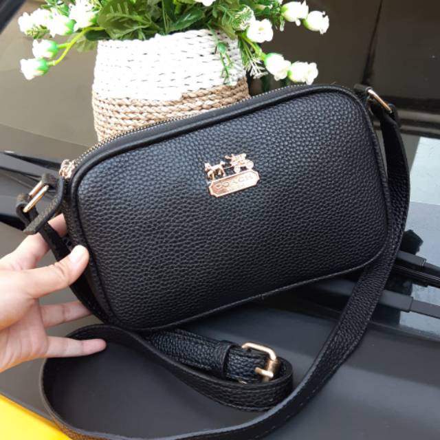 Jual COACH SLING REPORTER 2 RUANG | Shopee Indonesia