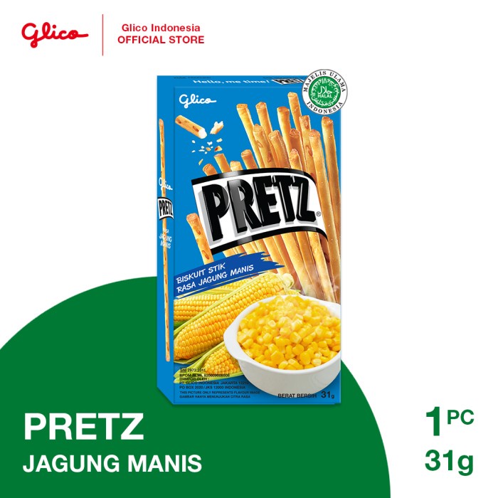 Jual Wafer-Biskuit- Glico Pretz Corn -Biskuit-Wafer. | Shopee Indonesia