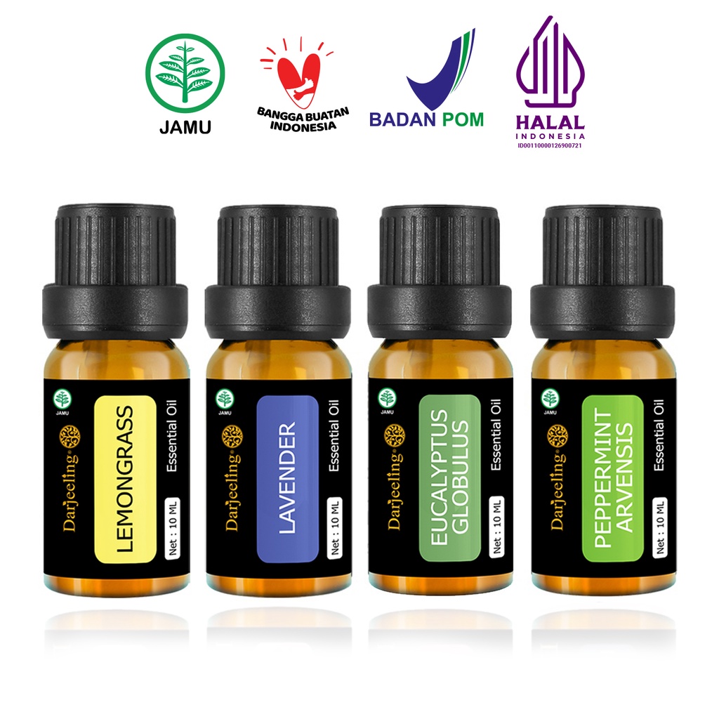 Jual Paket Essential Oil Sejuta Umat Lavender Peppermint Eucalyptus ...
