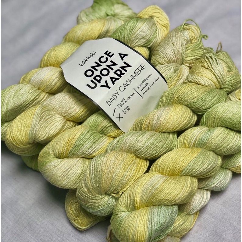 Jual ONCE UPON A YARN - BABY CASHMERE ‘Grass’ | Shopee Indonesia