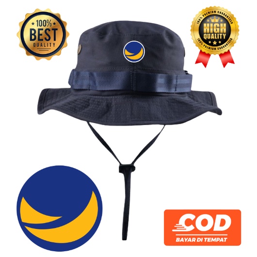 Jual topi gunung topi rimba partai nasdem v2 viralclothing | Shopee ...