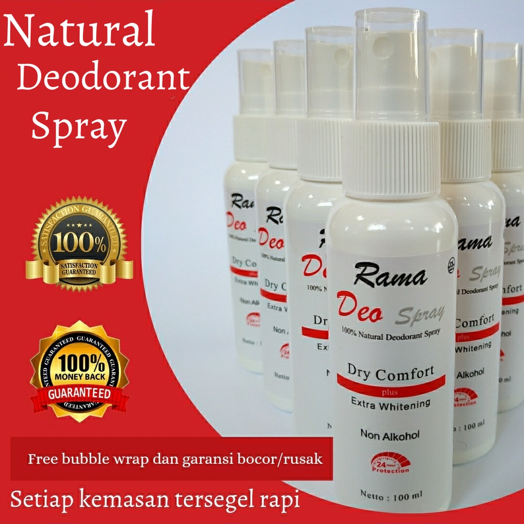 Jual deodoran spray 100ml penghilang bau badan pemutih pencerah ketiak ...