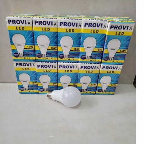 Jual Lampu Led PROVI Bulb A - 15 Watt ( Cahaya Putih) | Shopee Indonesia