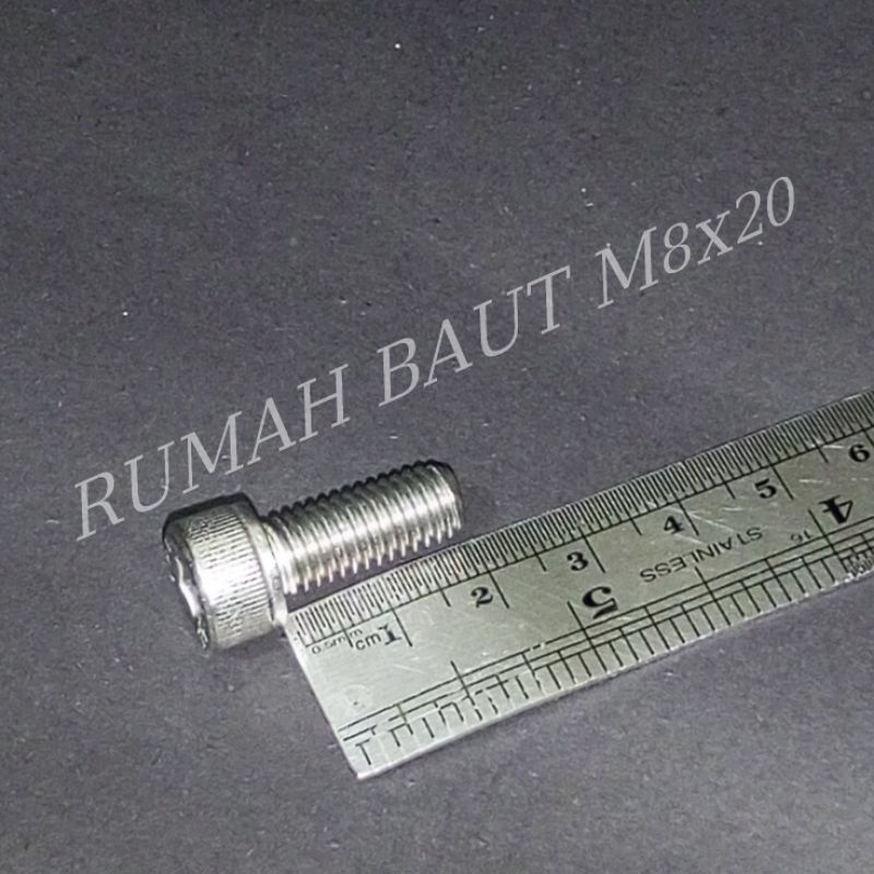 Jual Baut L M8x20 Stainless M8x30 M8X35 M8X25 , 20 , 25 , 30, 35 Stainless steel 304 SUS304 ...