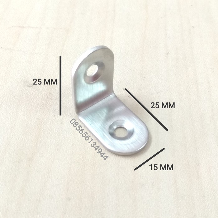 Jual Siku Ambalan Oval 66 Stainless Steel 25x25 mm | Shopee Indonesia