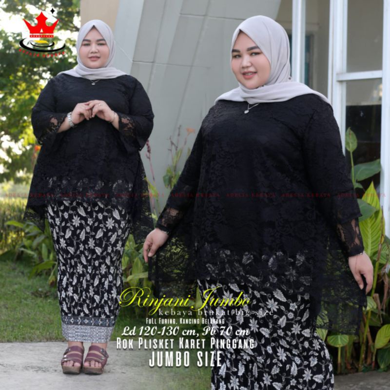 Jual NEW//KEBAYA BURKAT RINJANI JUMBO~KEBAYA SET ROK~KEBAYA KONDANGAN ...