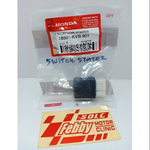 Jual RELAY STATER-SWITC STATER-BENDIK STATER HONDA VARIO 110-SCOPY ...