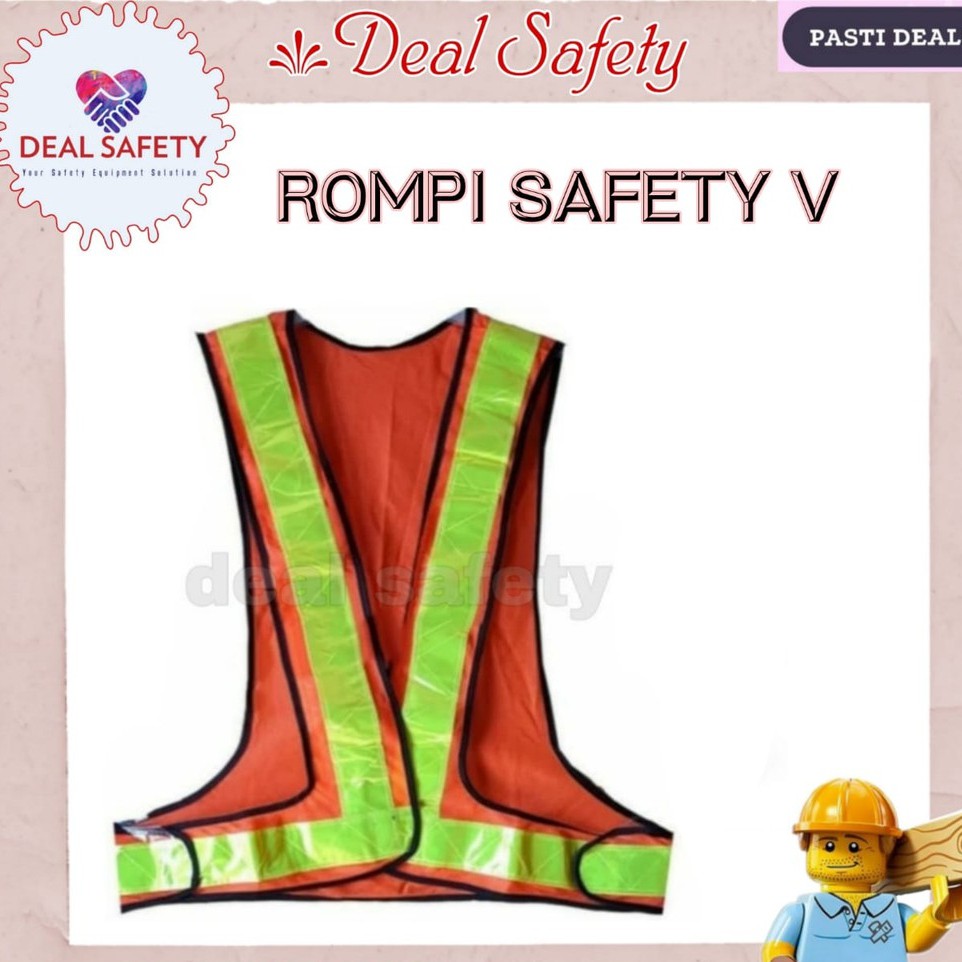 Jual Rompi Safety / Rompi Jaring V / Rompi Kerja | Shopee Indonesia
