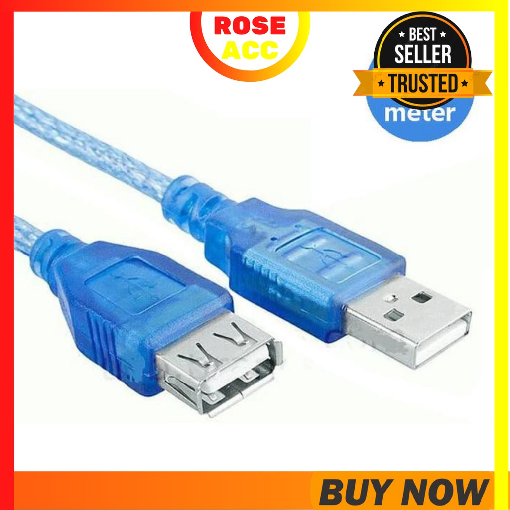 Jual Kabel Extention USB Male to USB Female 3 Meter microSD Card ...