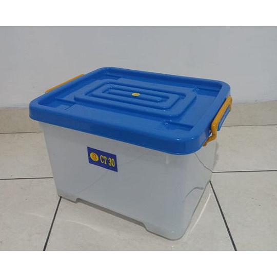 Jual Container Box GM 30L 30 Liter Kontainer 30 Liter 30 L MERAH BIRU ...