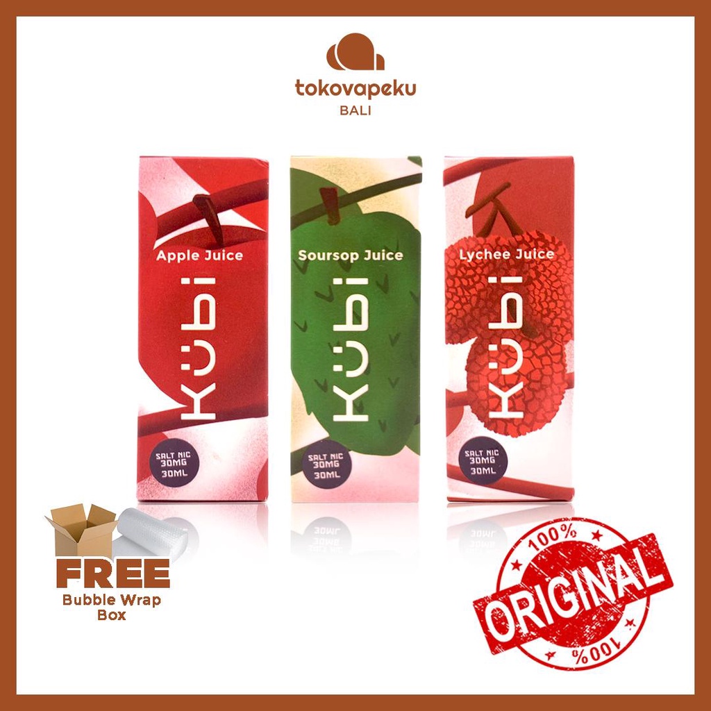 Jual KUBI SALTNIC SERIES 30ML KUBI SALT AUTHENTIC by FOOM X VAPEBOSS ...