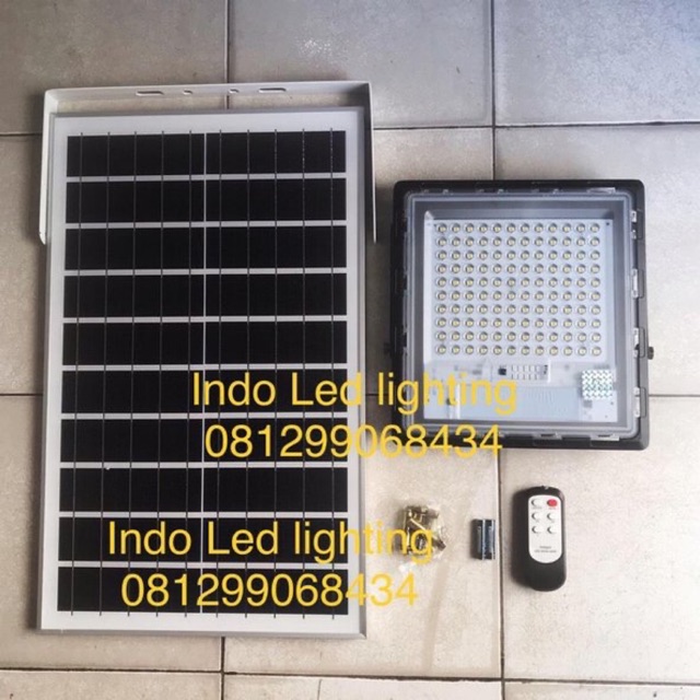 Jual Lampu sorot solar panel 70 watt 70w led sorot solar panel tenaga ...
