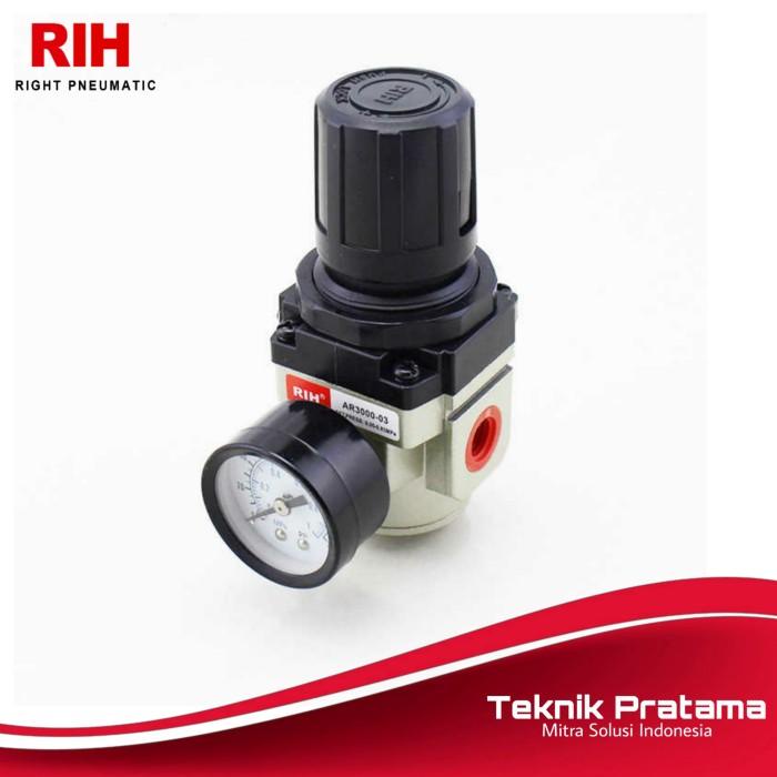 Jual Regul Air Regulator Pneumatic 3/8" With Gauge Ar 3000-03 | Shopee ...