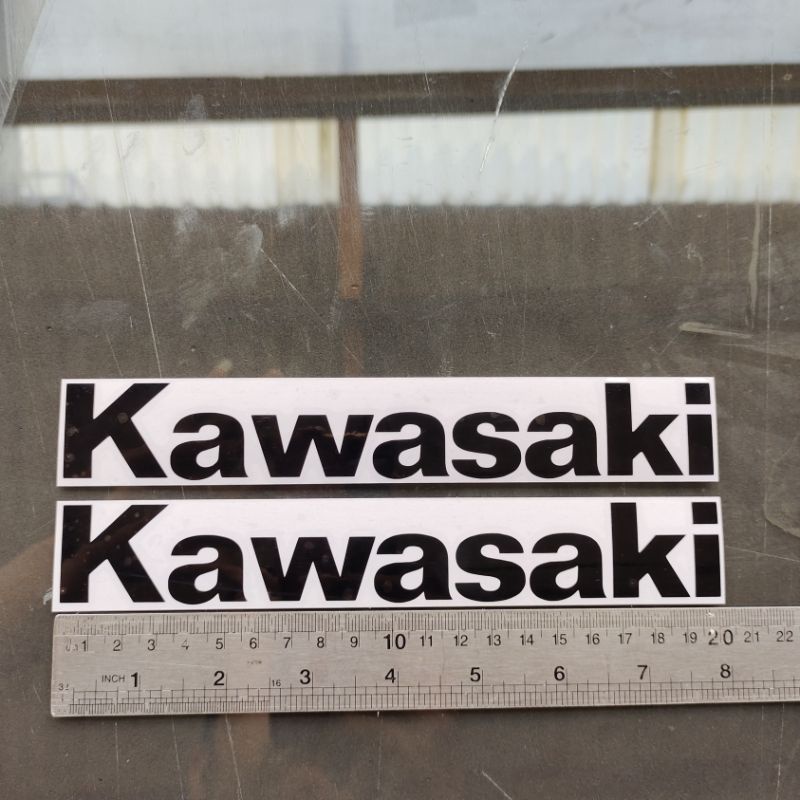 Jual stiker tulisan KAWASAKI tangki ninja | Shopee Indonesia