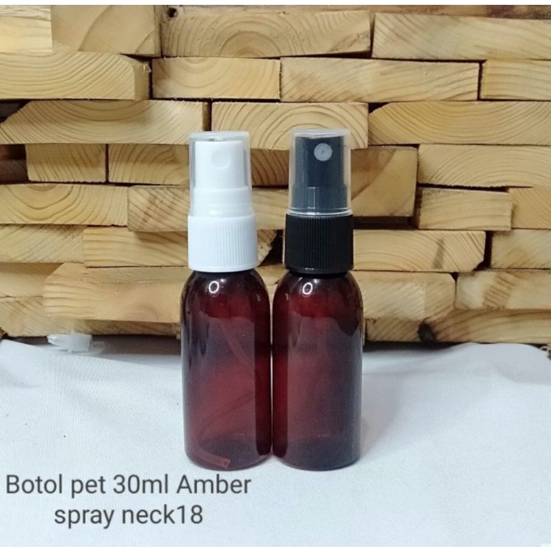 Jual Botol 30ml Botol Spray 30ml Amber Botol 30ml Cokelat Tutup Spray ...