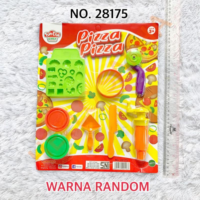 Jual MAINAN NO. 28175 PIZZA PIZZA FUNDOH FUN DOH CHEF CETAK CETAKAN ...