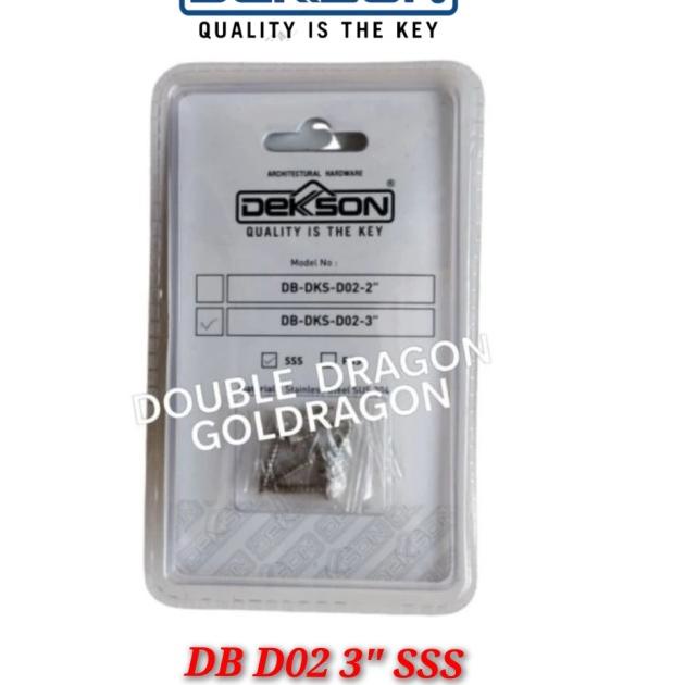 Jual Door Bolt Dekkson DB D02 3" SSS (Grendel Slot Dekkson 3") | Shopee ...