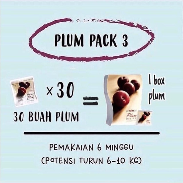 Jual OPTRIMAX PLUM 1 BOX (30 SACHET) | Shopee Indonesia