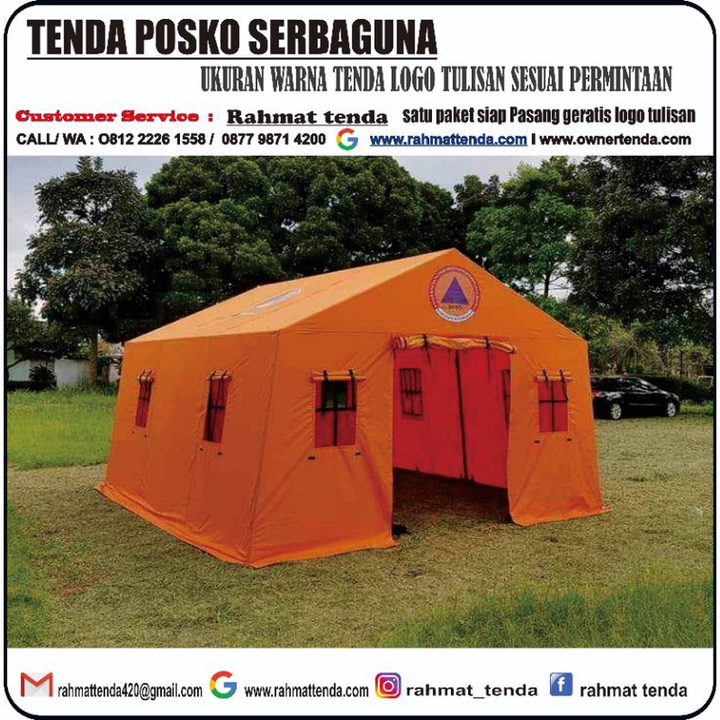 Jual Tenda Posko siaga UK 4M x 6M x 3M | Shopee Indonesia