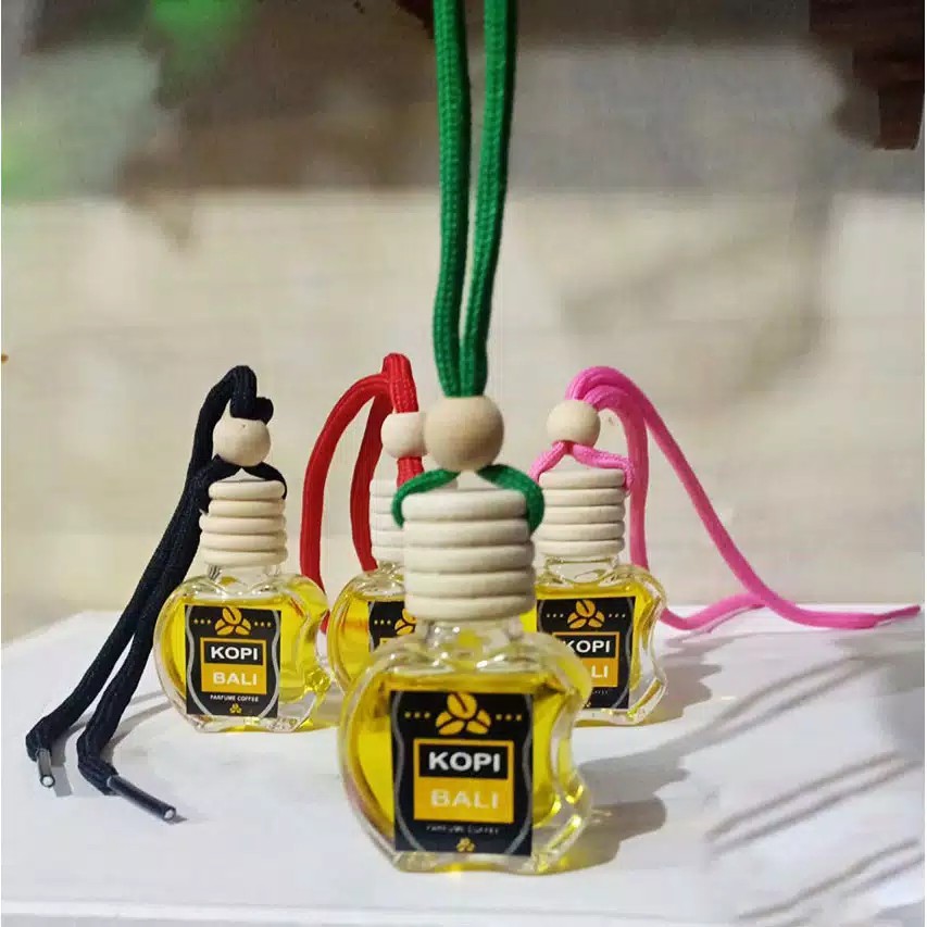 Jual Parfum Kopi Bali BOTOL gantung - Pengharum Mobil Gantung Kopi Bali ...