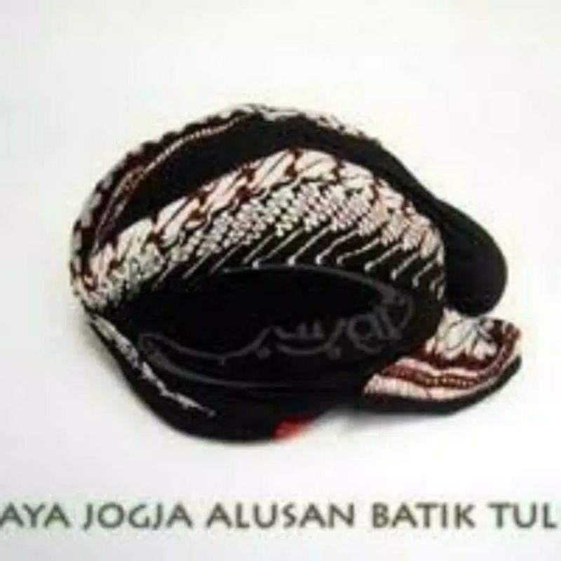 Jual blangkon lipat sliwir khas jawa / BLANGKON HITAM POLOS / BLANGKON ...