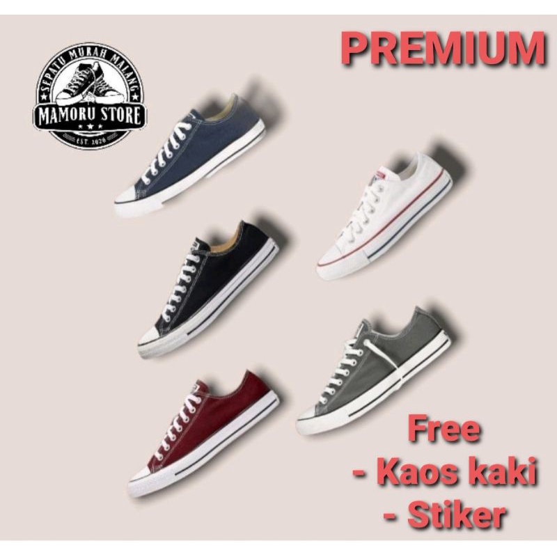Jual SEPATU CONVERSE ALL STAR CLASSIC LOW 70s OX PENDEK MURAH HITAM ...