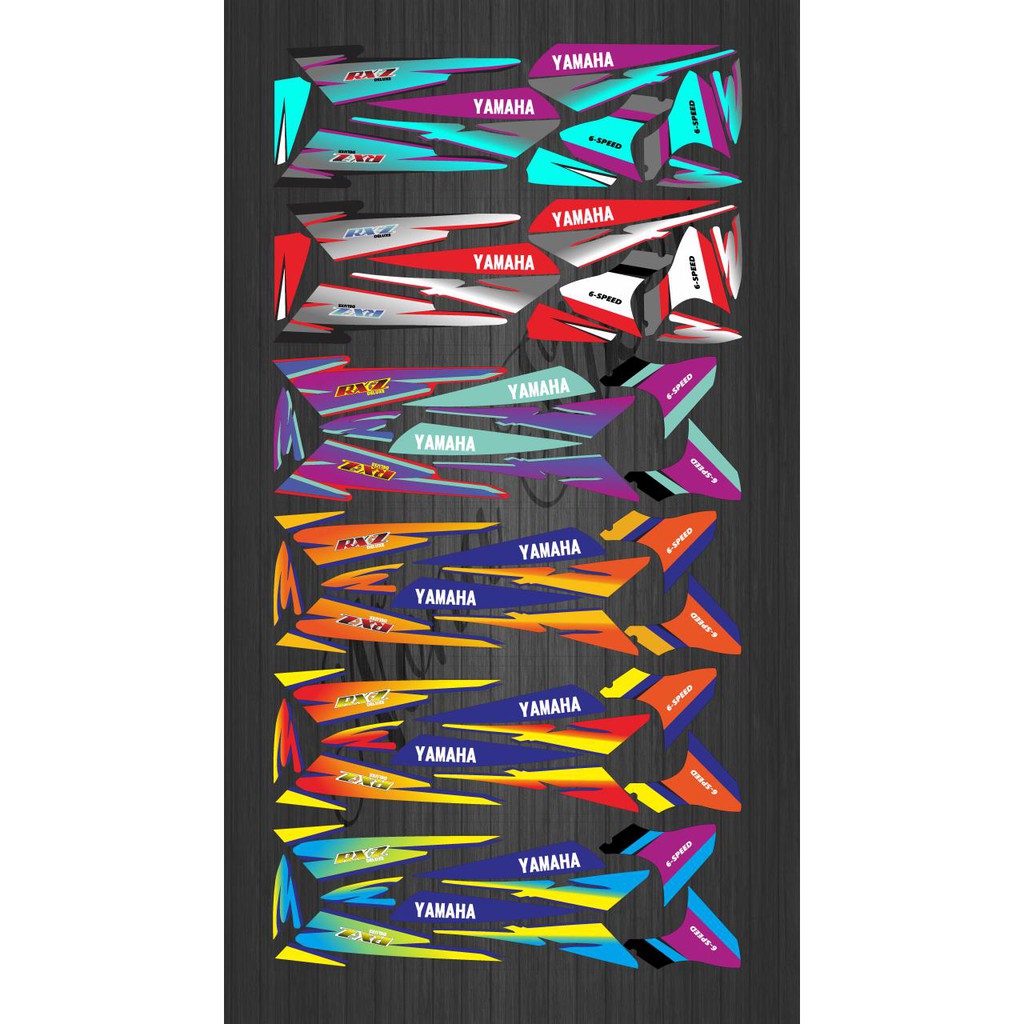 Jual STIKER STRIPING DECAL RX Z | Shopee Indonesia