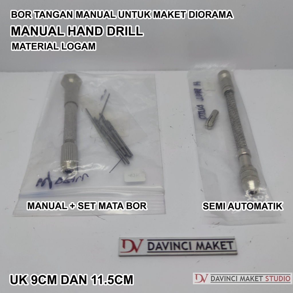 Jual Bor Tangan Manual Semi Automatik Pelubang Maket Diorama - Mata Bor ...