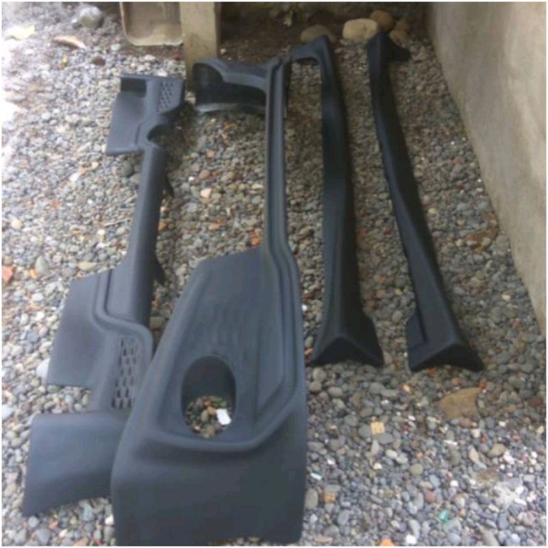 Jual Bodykit body kit yaris TRD 2012 2013 12-13 fiber full set ONGKIR TERMURAH !! | Shopee Indonesia