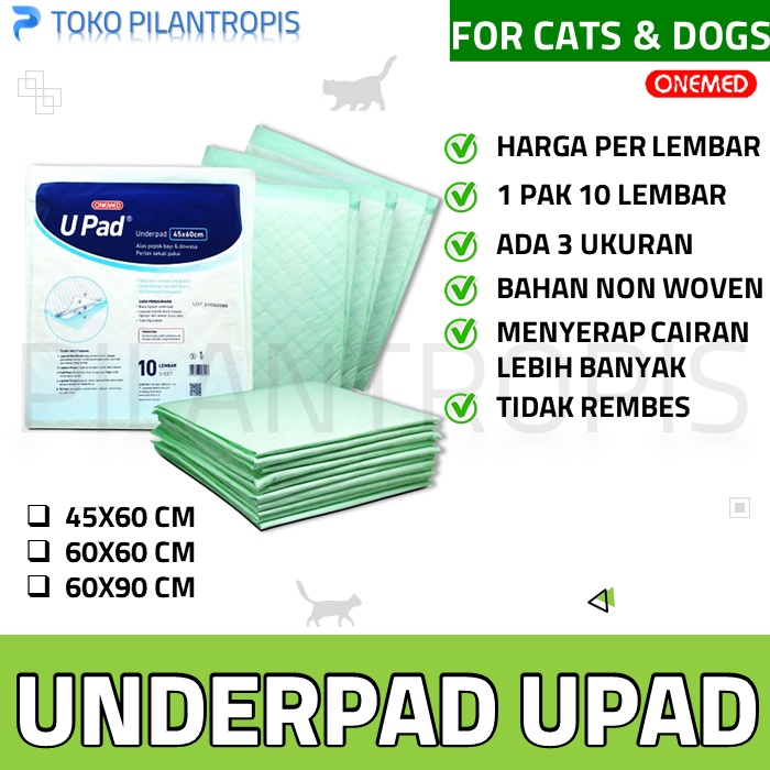 Jual UNDERPAD KUCING ANJING UPAD ONEMED PET TOILET TRAINING PEE PAD ...