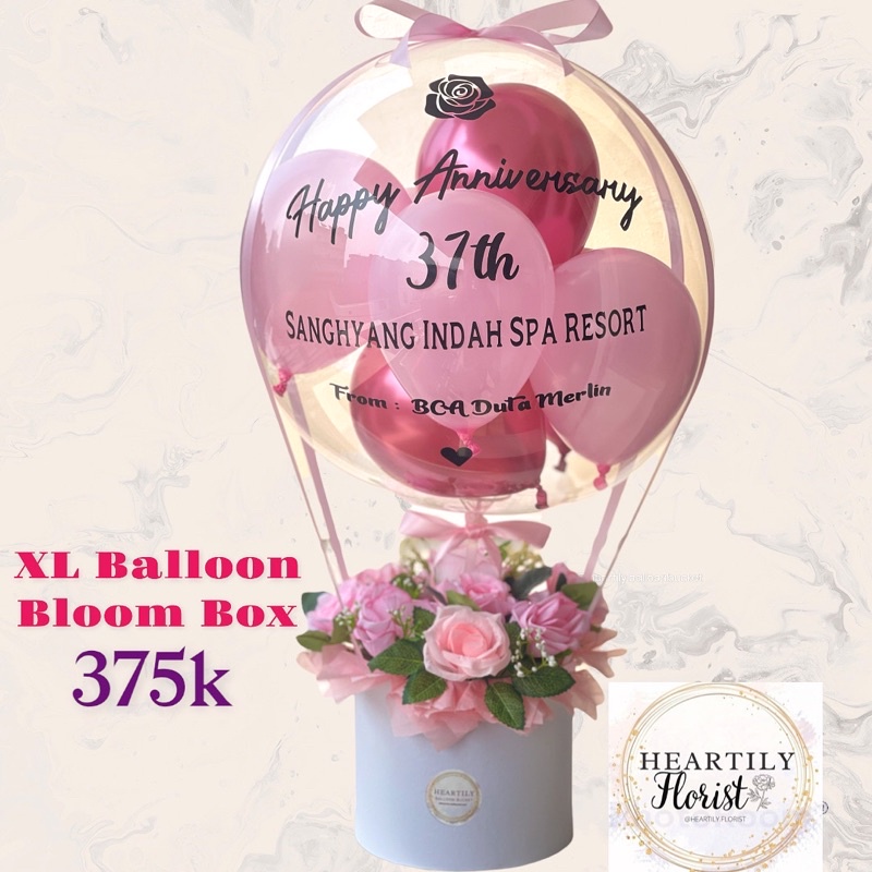 Jual [READY JAKARTA BALON BOX TINGGI 1 METER]EXTRA LARGE BALLOON HAPPY ...