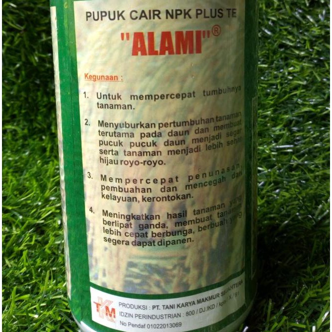 Jual (Terbaru!) Pupuk Cair Npk Plus Te Alami 500Ml