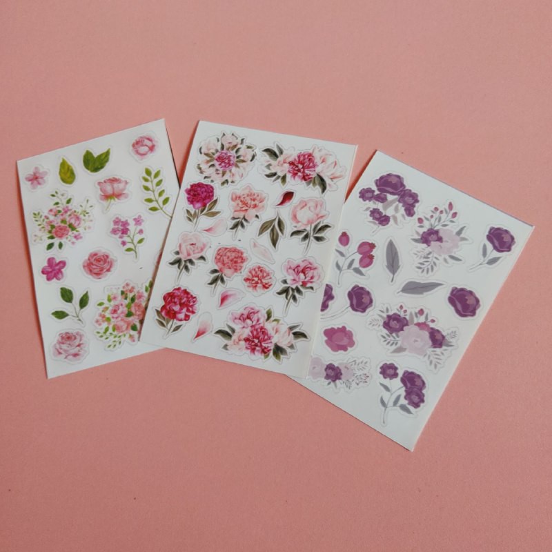 Jual STIKER AESTHETIC BUNGA STICKER AESTHETIC TUMBBLR BUNGA BY OKASHI ...