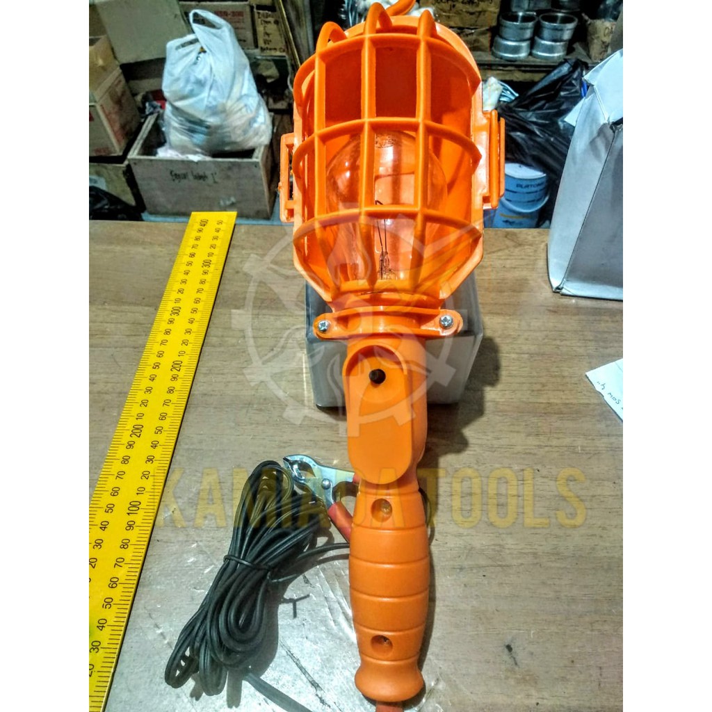 Jual Lampu Kerja Proyek/ Lampu Kerja Gantung/ Hand Lamp DC | Shopee ...