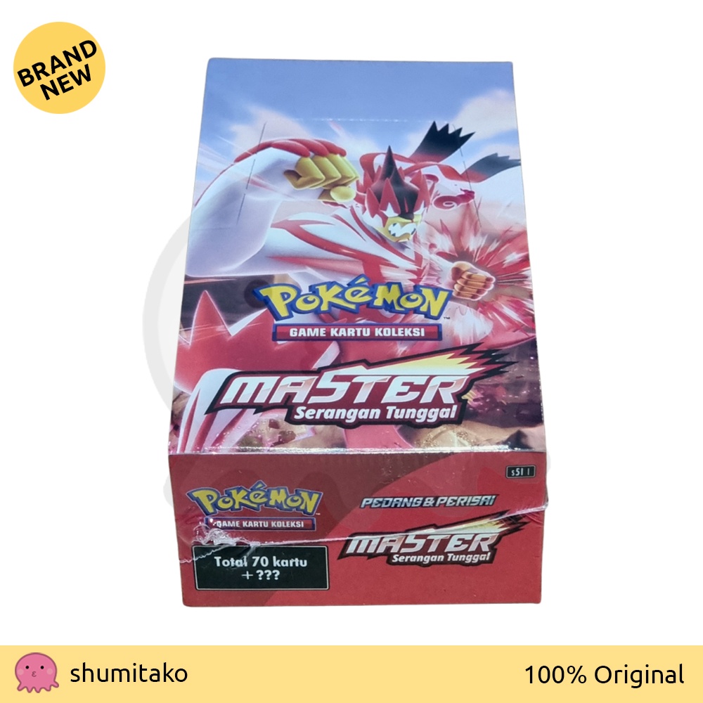 Jual Kartu Pokemon Pedang Perisai Master Serangan Tunggal S5I Booster ...