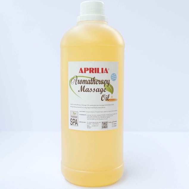 Jual AROMATHERAPY JASMINE MASSAGE OIL APRILIA 1 LITER/ minyak pijat urut beraroma | Shopee Indonesia