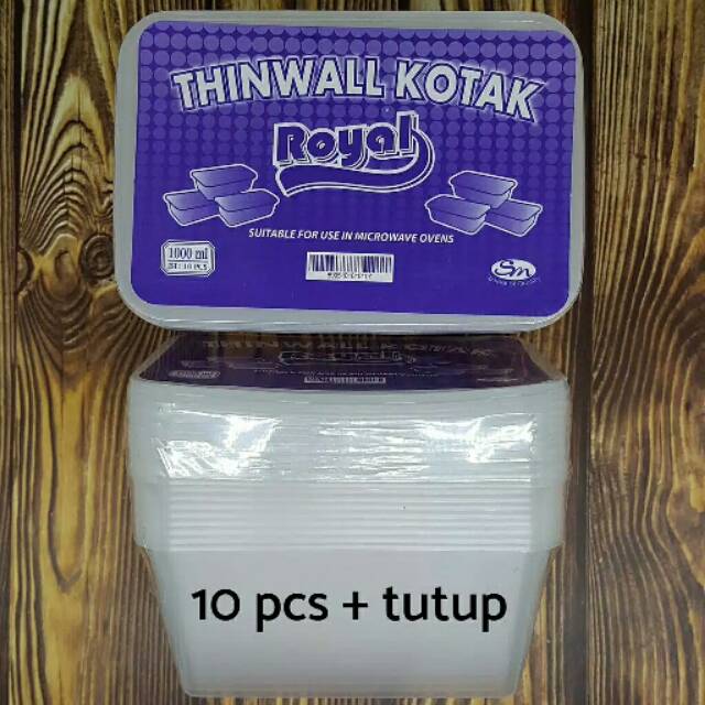 Jual Thinwall/food box container merk royal | Shopee Indonesia