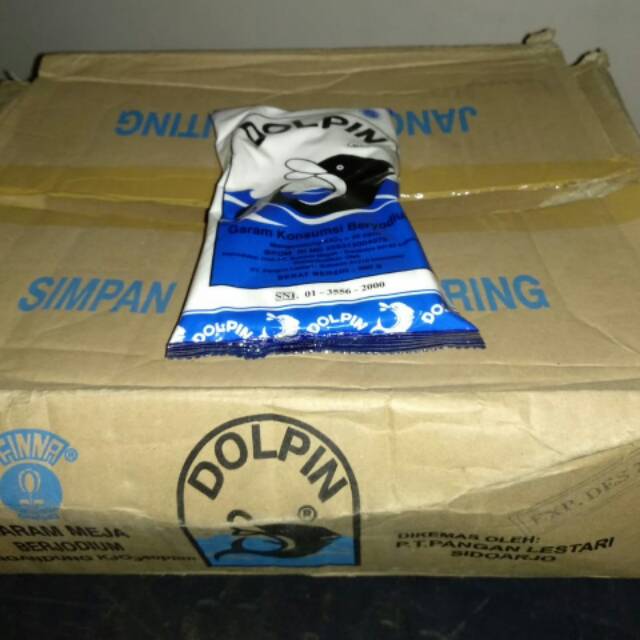 Jual Garam halus merk dolphin 500gr | Shopee Indonesia