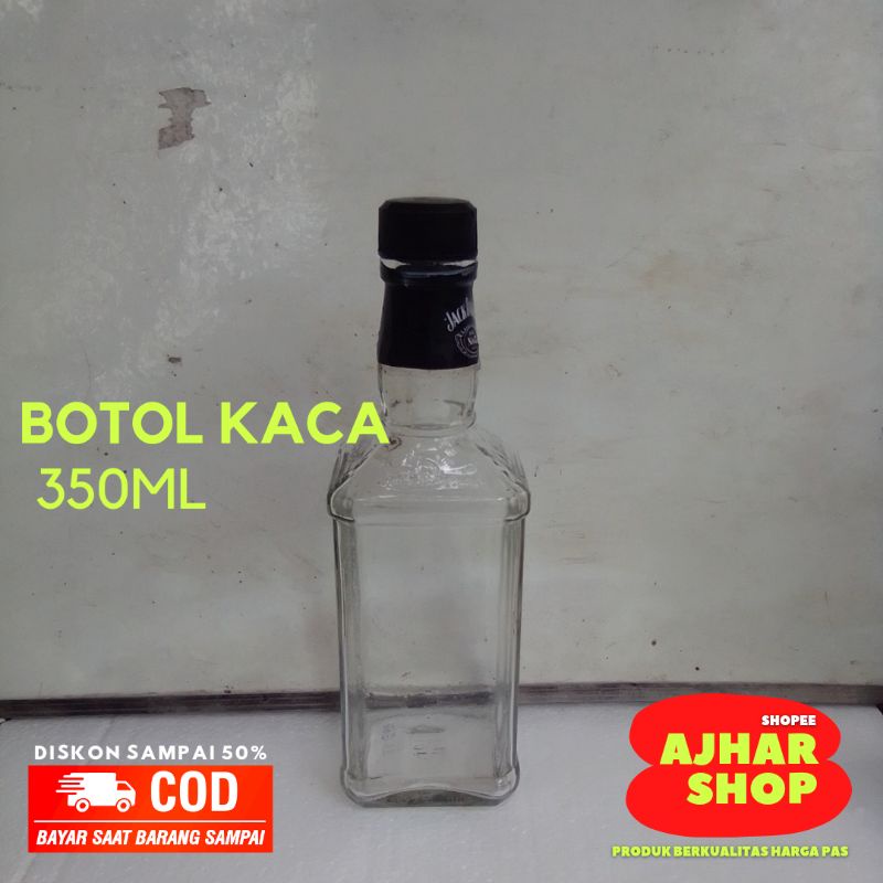 Jual BOTOL KACA REKONDISI JACK DANIELS 350 ML BOTOL POLOSAN | Shopee ...