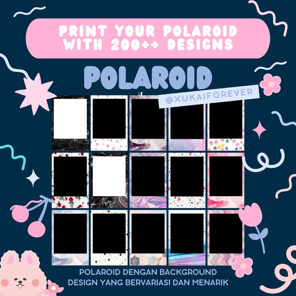 Jual CETAK POLAROID CUSTOM / CUSTOM FOTO POLAROID / JASA CETAK POLAROID ...