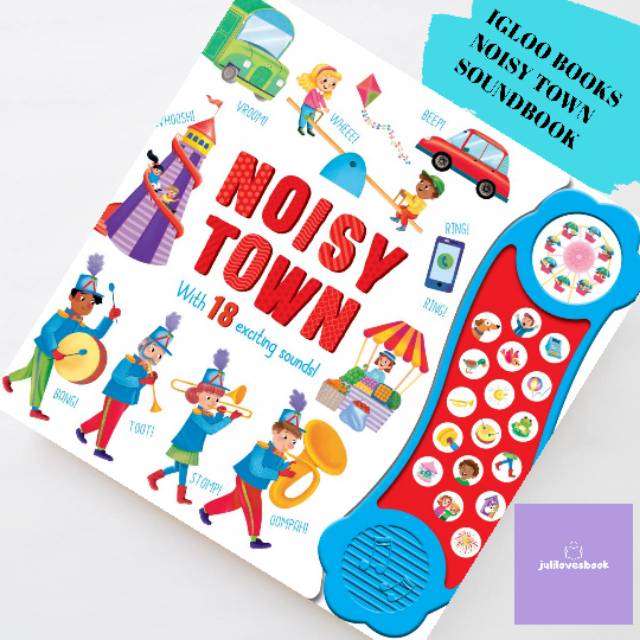 Jual BUKU ANAK BERJUDUL IGLOO BOOK NOISY TOWN | Shopee Indonesia
