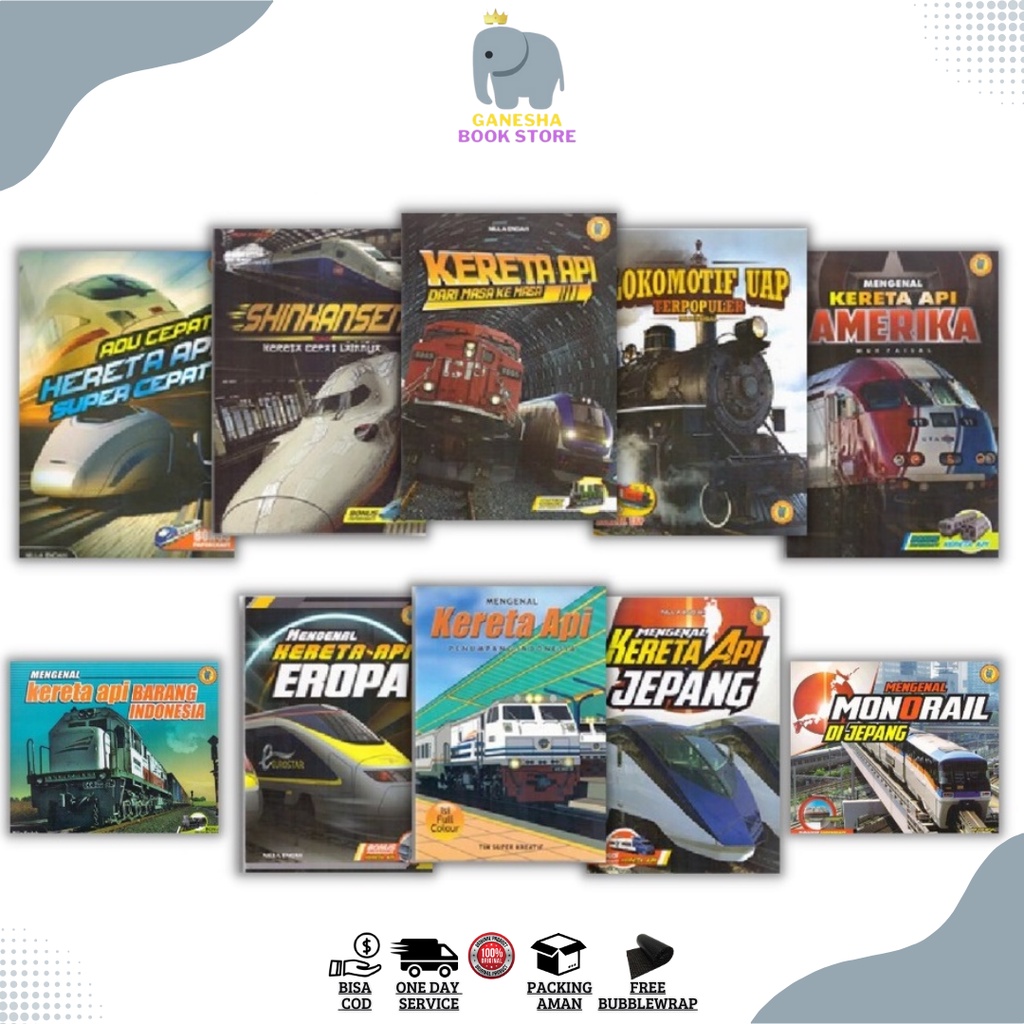 Jual Buku Cerita Anak Bergambar - Seri Mengenal Transportasi : Kereta Api, Kereta Api Barang ...