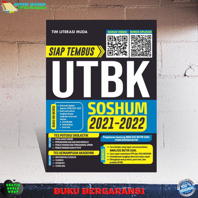 Jual BUKU UTBK SOSHUM SIAP TEMBUS 2021 2022 ORIGINAL | Shopee Indonesia