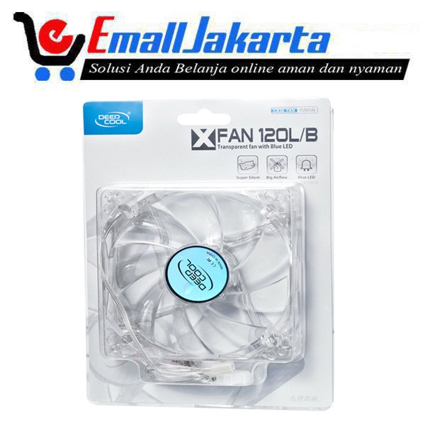 Jual Deepcool Xfan 120 L/B 12Cm Kipas Pendingin Komputer Pc Transparan ...