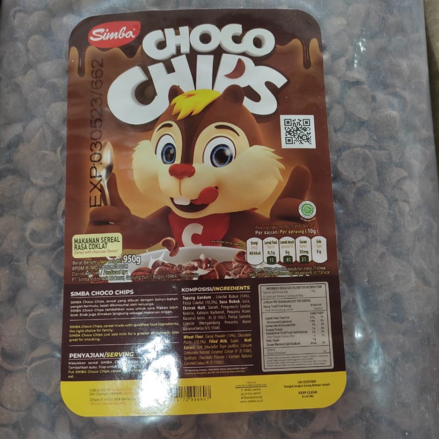 Jual Choco Crunch Simba / Sereal Choco Chips (repack per 237gr ...