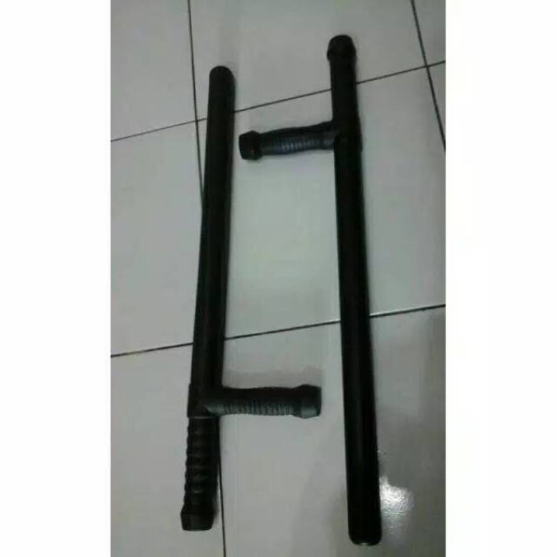 Jual Pentungan Security &Satpam T fiber Putih-Hitam | Shopee Indonesia