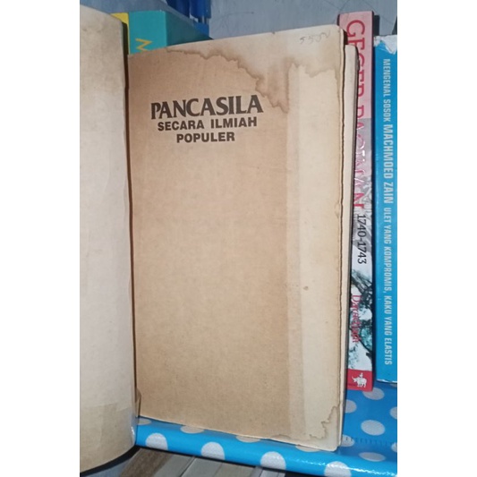 Jual Pancasila Secara Ilmiah Populer - Prof Notonagoro ( Buku Bekas ...