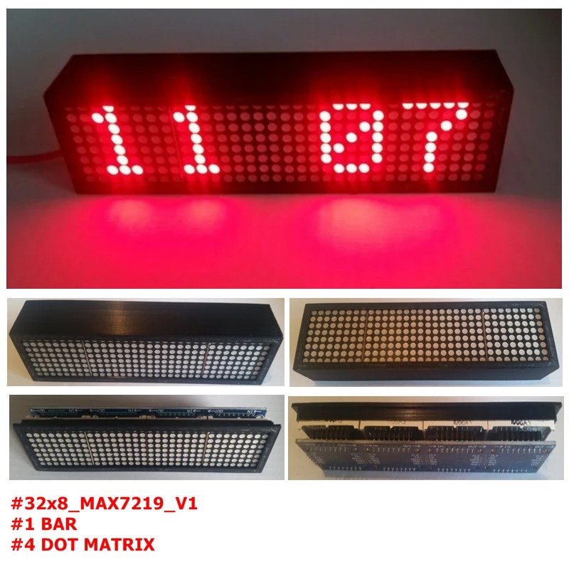 Jual Case Casing Cover Frame Module LED Max7219 Dot Matrix 32x8 V1 | Shopee Indonesia