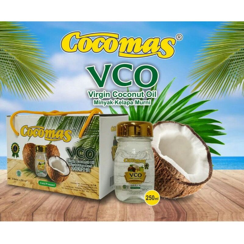 Jual Cocomas VCO 250 ml (Virgin Coconut Oil) | Shopee Indonesia